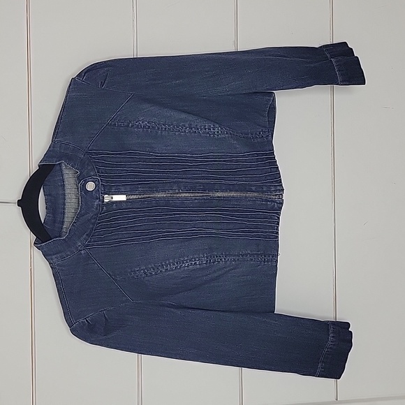 bebe | Jackets & Coats | Y2k Bebe Medium Cropped Denim Jacket | Poshmark